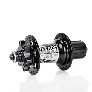 Enjcyling MTB Boost Rear Boost Hub, 32 Holes Disc Brake 4 Bearings HG 72HD 10x141mm 5x141mm, Compatible with KOOZER XM490, for Shimano 8-11S, for Sram PG Series, for FR/AM/DH Mountain Bike