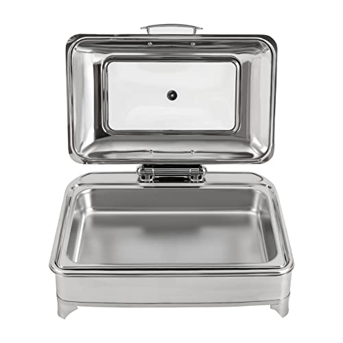 CNCEST 9L Food Warmers for Parties Buffets Electric, Stainless Steel Buffet Server and Warming Tray, Chafing Dish Buffet Set