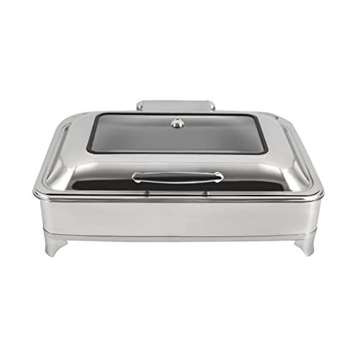 CNCEST 9L Food Warmers for Parties Buffets Electric, Stainless Steel Buffet Server and Warming Tray, Chafing Dish Buffet Set