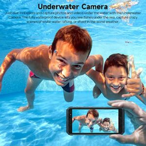 Ulefone Rugged Smartphone Android 13, Armor X11 8150mAh 8GB+32GB/256GB SD Mobile Phones, 16MP Underwater Camera 5.45" HD+ IP68/IP69K Waterproof 4G Dual SIM Unlocked Rugged Phone, Face ID/NFC/OTG/GPS