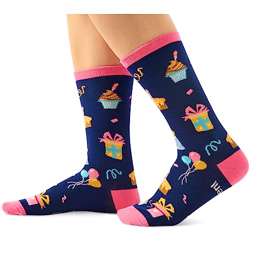 Zmart Gifts for Teenage Girls Gifts for 18 Year Old Girl 18th 18 Year Old 18 Yr Old Girl Birthday Gifts, Funny Novelty Cute Socks for Teen Girls