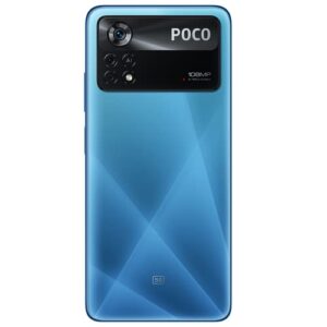 Poco X4 PRO 5G + 4G Volte Global Unlocked 256GB + 8GB GSM 6.6" 108 mp Triple Camera (Not Verizon/Boost/Cricket/At&T/Metro/CDMA) + Car Fast Car 51W Charger Bundle (Laser Blue) (Renewed)