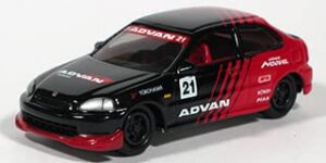 2000 civic #21 "advan yokohama johnny lightning 50th anniversary limited edition to 4,800 pieces worldwide 1/64 diecast model car by johnny lightning jlcp7214