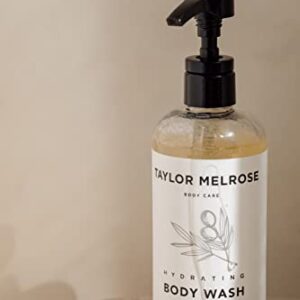 Taylor Melrose Hydrating Body Wash - Genderless Liquid Soap - Shea Butter, Pro-Vitamin B5-16.9 FL Oz (400 ml)