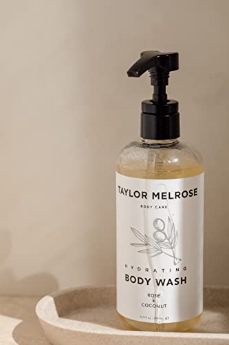 Taylor Melrose Hydrating Body Wash - Genderless Liquid Soap - Shea Butter, Pro-Vitamin B5-16.9 FL Oz (400 ml)