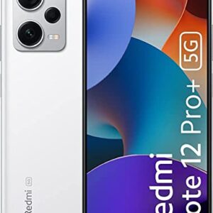 Xiaomi Redmi Note 12 Pro+ Plus 5G (256GB + 8GB) Factory Unlocked 6.67" 200MP Triple Camera (Only Tmobile Tello Mint USA Market) + Extra (w/Fast Car Charger Bundle) (Polar White (Global))