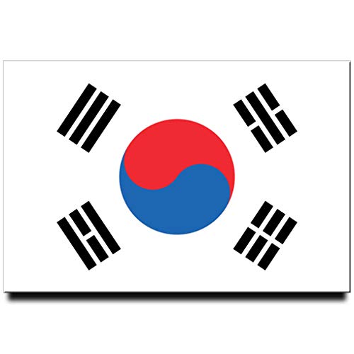 South Korea Flag Fridge Magnet Seoul Travel Souvenir