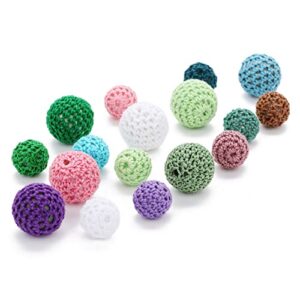 COHEALI 10 Pcs Headpiece Jewelry Colorful Jewelry Hand Jewelry Yarn Plush Ball Jewelry Findings Hanging Felt Hanging Wool Ball Charm Knitting Ball Accessories DIY Yarn Ball Material Pompom