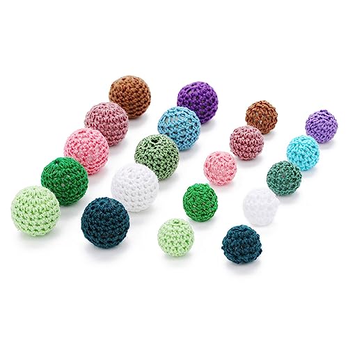 COHEALI 10 Pcs Headpiece Jewelry Colorful Jewelry Hand Jewelry Yarn Plush Ball Jewelry Findings Hanging Felt Hanging Wool Ball Charm Knitting Ball Accessories DIY Yarn Ball Material Pompom