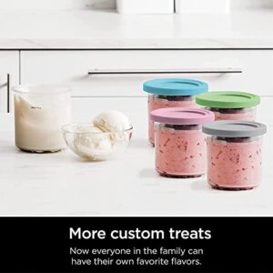 Creami Deluxe Pints, for Ninja Creami Cups, Ice Cream Pints with Lids Reusable,Leaf-Proof for NC301 NC300 NC299AM Series Ice Cream Maker