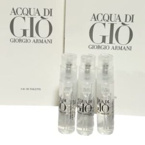 GIORGIO ARMANI Acqua Di Gio MEN EDT Sample Spray Perfume 1.2ml /.04 oz - 3 PCS set