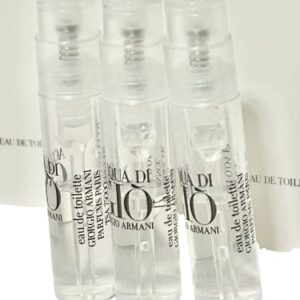 GIORGIO ARMANI Acqua Di Gio MEN EDT Sample Spray Perfume 1.2ml /.04 oz - 3 PCS set