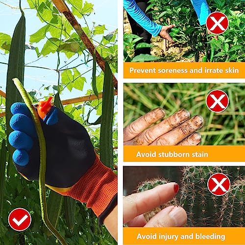 HASMI Gardening Gloves With Thumb Knife for Planting and Kitchen, Best Tool for Gardening and Kitchen