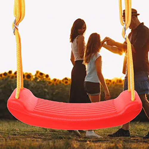 Kids Swing Seat Outdoor Plastic Strong Buckle Kids Swing Seat (Red Laser Wavelength 625‑660nm)