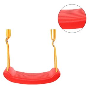 Kids Swing Seat Outdoor Plastic Strong Buckle Kids Swing Seat (Red Laser Wavelength 625‑660nm)