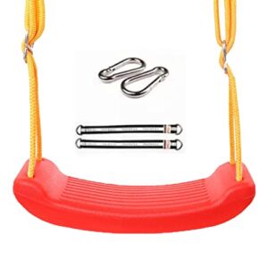 Kids Swing Seat Outdoor Plastic Strong Buckle Kids Swing Seat (Red Laser Wavelength 625‑660nm)