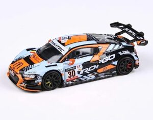 r8 lms evo ii #30 benjamin goethe - thomas neubauer - jean-baptiste simmenauer team wrt gtwc europe (gt world challenge) (2022) 1/64 diecast model car by paragon models pa-55259