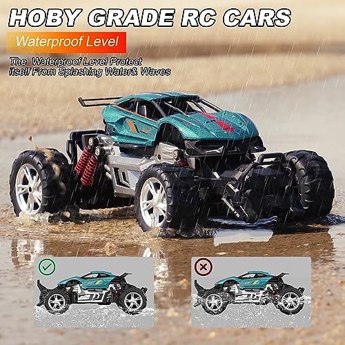 GUOKAI Remote Control Truck,2.4GHz Big RC Cars for Adults Kids,1:12 Scale Toy Cars Hobby Grade RC Cars with Rechargeable Batteries,Present Birthday Gifts for Boys and Girls