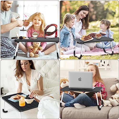 Laptop Lap Desk, Foldable Laptop Table Tray, Laptop Bed Desk Laptop Stand for Bed Lap Tray Portable Standing Desk for Bed Couch Floor - Medium