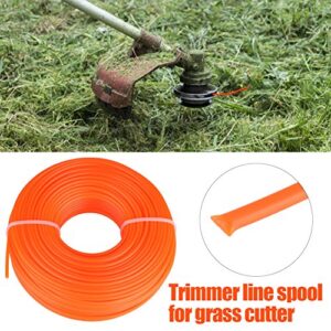 HEEPDD Grass Cutter Accessories, 2.4mm Round String Petrol Grass Trimmer Grass Trimmer Line Nylon Cord Wire Grass Cutter Accessories Tools (50m/164ft)