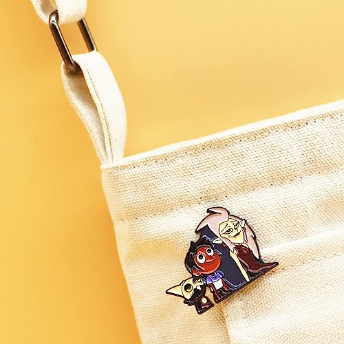 Anime Cartoon Owl House Pin, Zinc Alloy Pins for Girls Women and Men