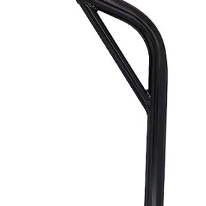 Bike Seat Post with Support, Steel Lay Back BMX Bicycle Seat Post w/ Support, Multiple Sizes (Black) (27.2 X 350mm)