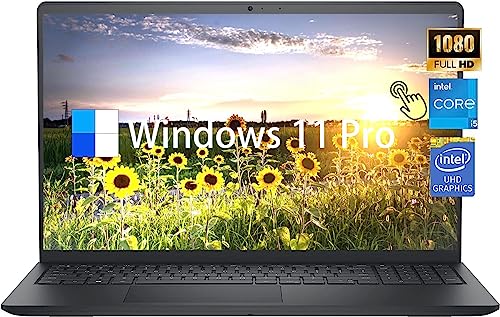 Dell Inspiron Business Laptop, 15.6 Inch FHD Touchscreen, 11th Gen Intel Core i5-1135G7, Windows 11 Pro, 16GB RAM, 1TB HDD, Numeric Keypad, Full-Size Keyboard, HDMI, Long Battery Life, Black