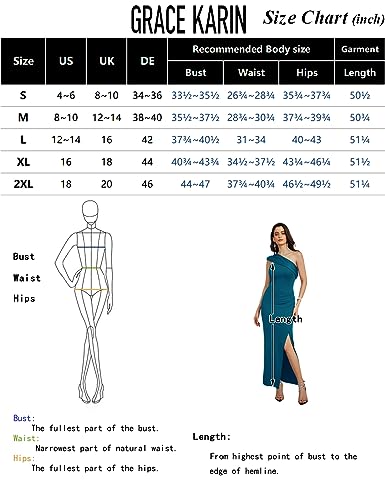 One Shoulder Long Formal Dresses for Women Wedding Guest Wine Red Thigh Split Dress Ruched Bodycon Prom Dress M