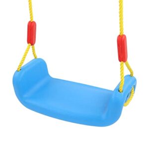 EVTSCAN Plastic Swing Seat with Rope - Red Swings Kids Tree Swings Set for Backyard Playground Indoor Outdoor