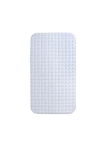 splash home poz bathtub mat non-slip, shower mat with 86 suction cups and drain holes bath mat for tub, 26.5 l x 14.25 w inches, machine washable, pvc - clear