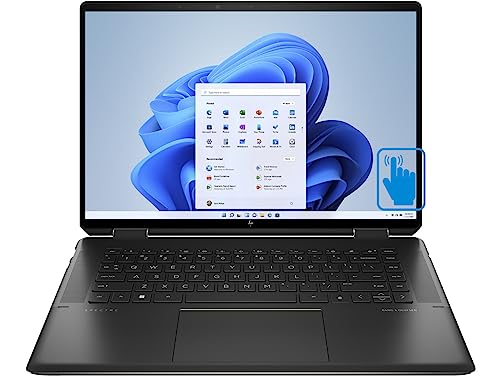 HP Spectre 16-f2013dx Home & Business 2-in-1 Laptop (Intel i7-13700H 14-Core, 16GB RAM, 2TB PCIe SSD, Intel Iris Xe, 16.0" 60Hz Touch Win 11 Pro) with MS 365 Personal, Dockztorm Hub