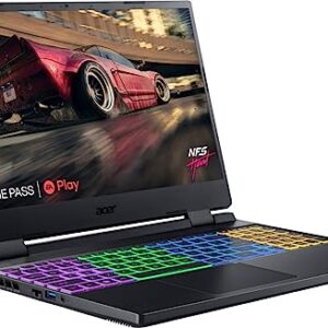 Acer Nitro 5 15 Gaming Laptop | 15.6" QHD IPS 165Hz | AMD 8-core Ryzen 7 6800H (>i7-11370H) | 16GB DDR5 1TB SSD | GeForce RTX3070Ti 8GB Graphic | RGB Backlit HDMI USB-C Win11 Black + 32GB MicroSD Card