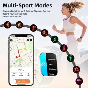 Smart Watch,Bluetooth Call Smartwatch for Men Women,Monitor Heart Rate/Sleep/Blood Oxygen/Pedometer,Multiple Exercise Modes,Compatible with iOS and Android, 1.85-inch Screen Fitness Trackers