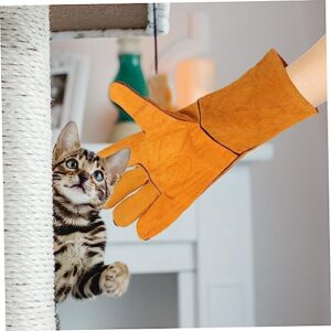 DOITOOL Animal Handling Gloves 1pc Anti Bite Gloves High Temperature Gloves Protective Gloves Bite Proof Animal Handling Gloves Gloves Thickening Gloves Hand Protection Glove