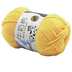 2 Set 1 Roll 5-Strand Wool Yarn Soft Warm DIY Beginner Needlework Hand Knitting Crochet Yarn Ball for Sewing Shop Crochet Thread