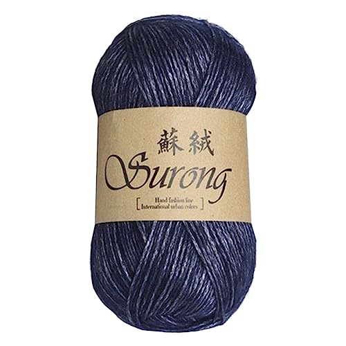 2 Set 1 Roll 100g Crochet Yarn Strong Warmth Multiple Colour Hand Knitting Thick Wool Thread Cotton Yarn for Gift Yarn Balls