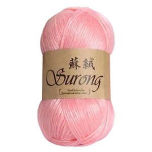 2 set 1 roll 100g crochet yarn strong warmth multiple colour hand knitting thick wool thread cotton yarn for gift yarn balls