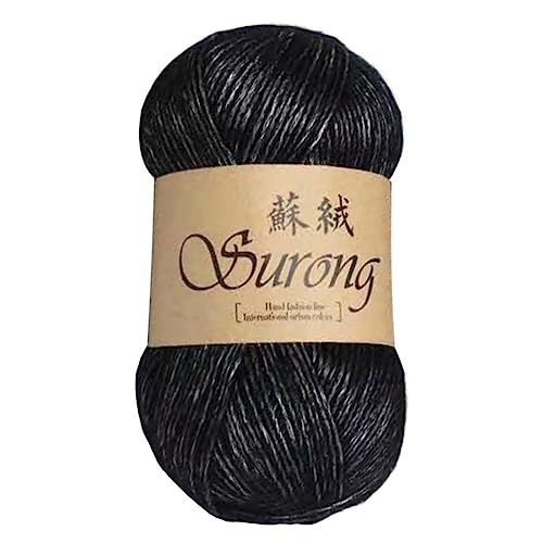 2 Set 1 Roll 100g Crochet Yarn Strong Warmth Multiple Colour Hand Knitting Thick Wool Thread Cotton Yarn for Gift Yarn Balls