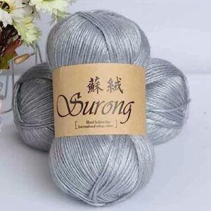 2 Set 1 Roll 100g Crochet Yarn Strong Warmth Multiple Colour Hand Knitting Thick Wool Thread Cotton Yarn for Gift Yarn Balls