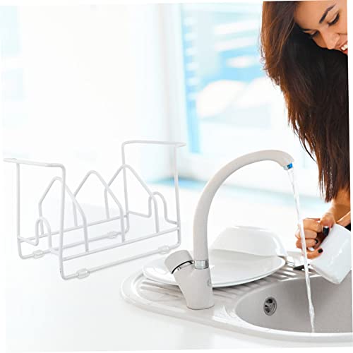 BESPORTBLE Drain Rack Sink Water Filter Sink Drying Rack Utensil Holder Dish Drying Rack Plate Cup Drying Tray Pan Lids Holder Tableware Stand Dish Racks for Kitchen Counter Tableware Holder