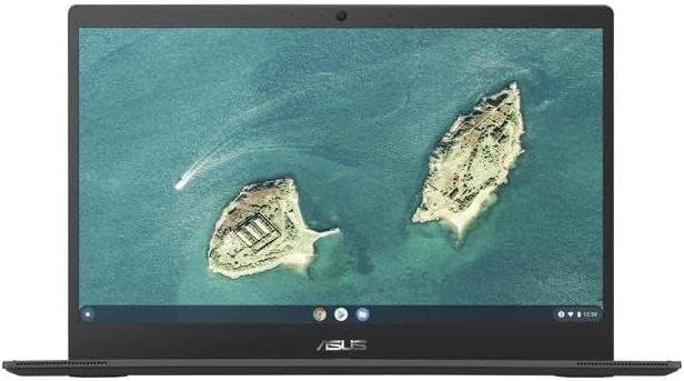 ASUS CX1500CNA Chromebook 15.6" HD Laptop, Intel Celeron N3350 Processor, 4GB RAM, 64GB eMMC Flash Memory, Intel HD Graphics, HD Webcam, Stereo Speakers, Chrome OS, Black, (renewed)