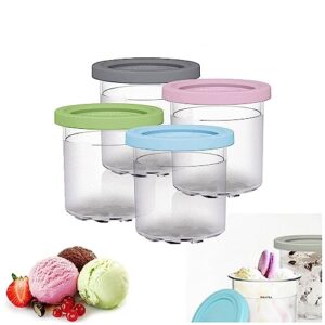 creami deluxe pints, for ninja pints, ice cream pint bpa-free,dishwasher safe compatible nc301 nc300 nc299amz series ice cream maker