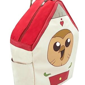 Duwseal Unisex Owl House Backpack Luz Noceda Hooty Bag Anime Canvas Knapsack Toh Cartoon Rucksack Halloween Accessory