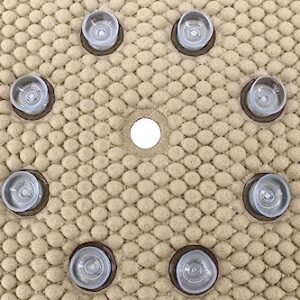 Splash Home Deluxe Softee Bathtub Mat, Non-Slip Extra-Long Shower Mat with 58 Suction Cups and Drain Holes Bath Mat for Tub, 36 L x 17 W, Machine Washable, PVC Foam - Taupe, Twin XL