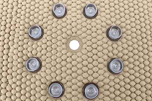 Splash Home Deluxe Softee Bathtub Mat, Non-Slip Extra-Long Shower Mat with 58 Suction Cups and Drain Holes Bath Mat for Tub, 36 L x 17 W, Machine Washable, PVC Foam - Taupe, Twin XL