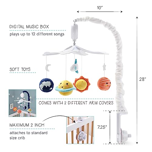 The Peanutshell Space Musical Crib Mobile