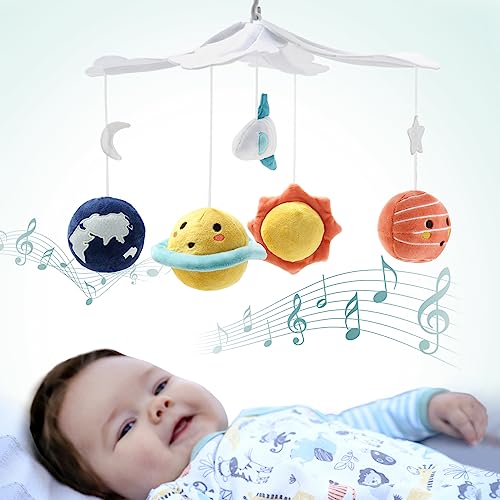 The Peanutshell Space Musical Crib Mobile