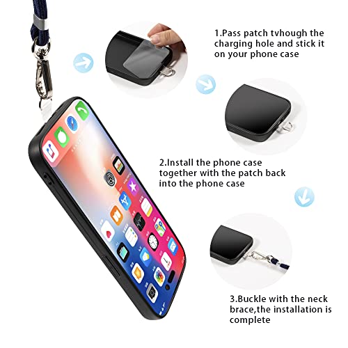 Shantime Infinix Smart 6 Case + Universal Mobile Phone Lanyards, Neck/Crossbody Soft Strap Silicone TPU Cover Bumper Shell for Infinix Smart 6 Plus (6.6”)