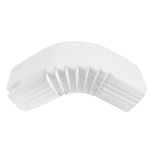 Downspout Gutter Elbow 2 x 3" Style A - Angle is 75° White Aluminum 1pack