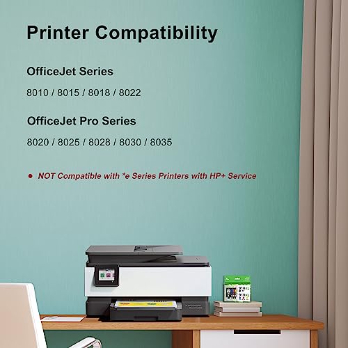 910XL Ink Cartridges Combo Pack Compatible Replacement for HP Ink 910 XL for OfficeJet Pro 8025 8028 8034 8035 8010 8015 8018 8022 8020 8030 Series Printer (4 Pack, Black & CMY)